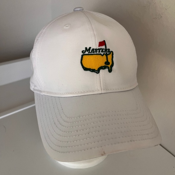 American Needle | Accessories | Vintage 9s White Masters Golf Cap With ...